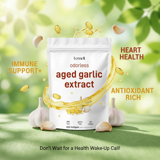 Aged Garlic Extract - 7500mg Odorless – Lemeli